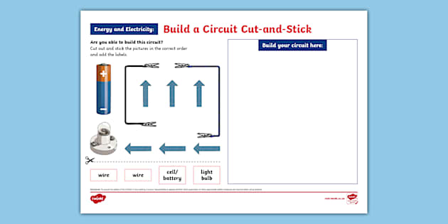 Energy and Electricity: Build a Circuit Cut-and-Stick