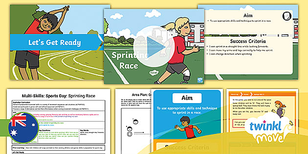 Move PE Year 1 Multi-Skills: Sports Day Lesson 1: Sprinting Race Lesson ...