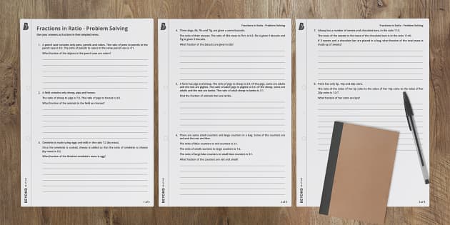 👉 Fractions in Ratio - Problem Solving | Number | GCSE Maths