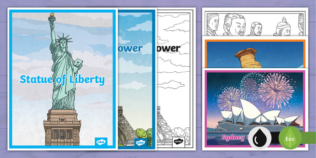 World Heritage Day: Monument Posters (teacher made) - Twinkl