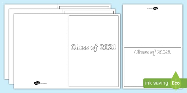 Design a Class of 2021 Cards