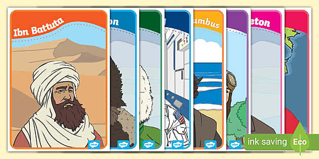 Significant Explorers Portraits (teacher made) - Twinkl