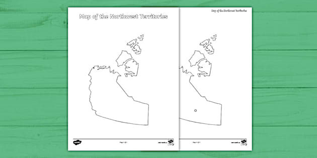 Map of the Northwest Territories (teacher made) - Twinkl