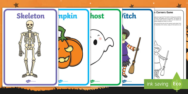 CfE Halloween Corners Game Poster