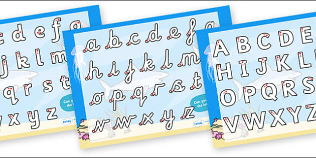 Under the Sea Themed Letter Writing Worksheet (teacher made)