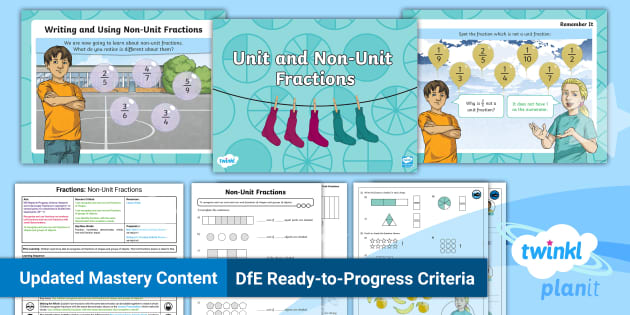 Y3 Non-unit Fractions Planit Maths Lesson 2 (teacher made)
