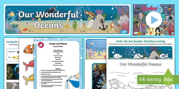 * NEW * Ocean Day Nursery Activity Pack (teacher made)
