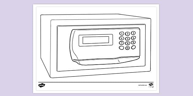 Safe Colouring Sheet | Colouring Sheets | Twinkl - Twinkl