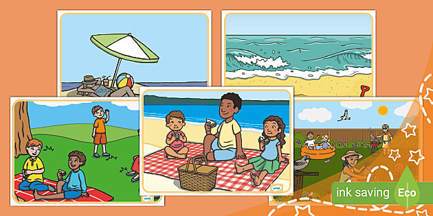 Summer-Themed Mark Making Image Reveal Activity