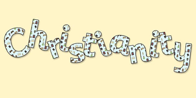 'Christianity' Display Lettering (Hecho por educadores)