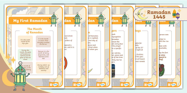 My First Ramadan Cards (teacher made) - Twinkl