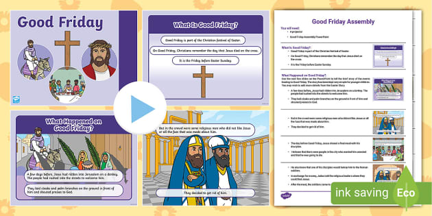 KS1 Good Friday Assembly Pack | Easter Teaching Resource