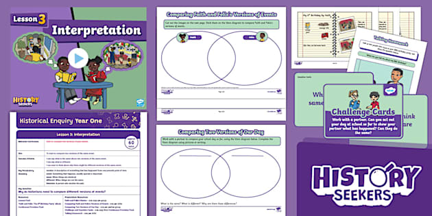History Seekers: KS1: Historical Enquiry: Lesson 3 - Twinkl