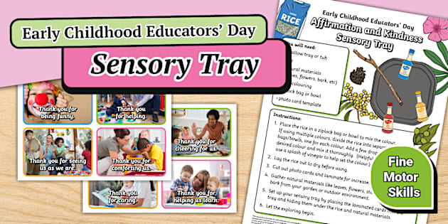 FREE! - Early Childhood Educators' Day Sensory Activity