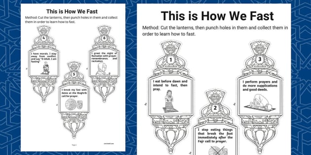 This is How We Fast Activity (teacher made) - Twinkl