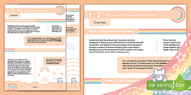 Age 1-2 Physical Development Overview (Teacher-Made) Age 1-2 Physical Development Overview (Teacher-Made)