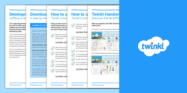 Free Child's Handwriting Fonts Guide | Handwriting Font