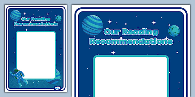 Space-Themed Reading Recommendations Display Poster - Twinkl Space-Themed Reading Recommendations Display Poster - Twinkl
