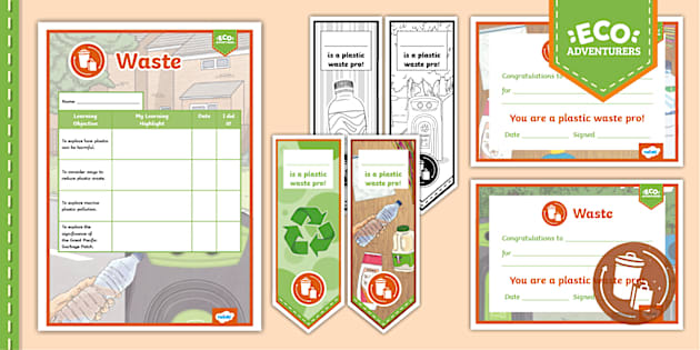 FREE! - Year 5 Waste: Bookmarks, Certificates and Reward Charts