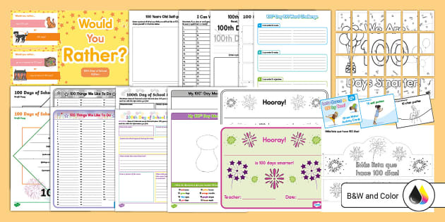 100 Day Activities | Resources for Grades K-5 | Twinkl USA