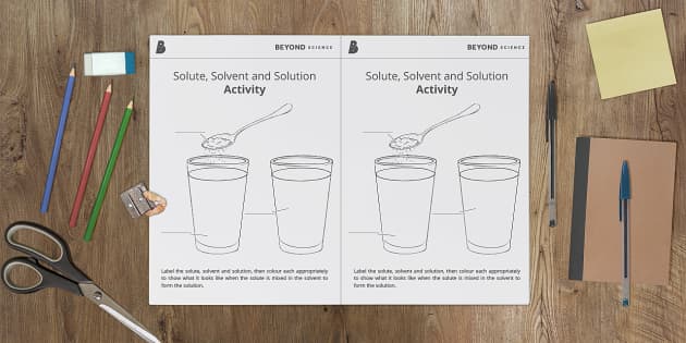 Solute, Solvent and Solution Colouring Activity - Twinkl Solute, Solvent and Solution Colouring Activity - Twinkl