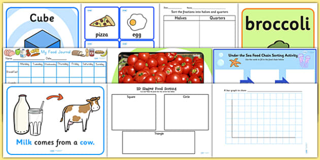 Food KS1 Lesson Plan Ideas and Resource Pack (teacher made)