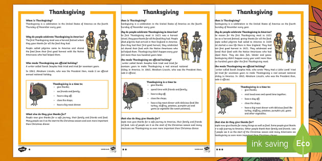 Ten Family Things to Do at Thanksgiving - Twinkl