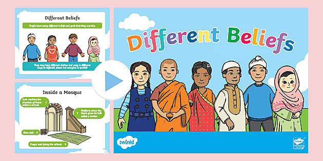Different Beliefs PowerPoint (teacher made)