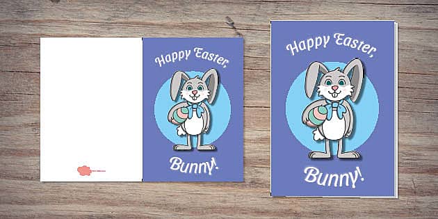 Happy Easter Card – Card Template Resource (teacher made)