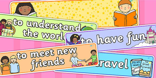 Reasons to Read Display Banners (teacher made) - Twinkl