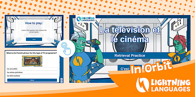 👉 Lightning Languages | French Tv and Film Retrieval Quiz