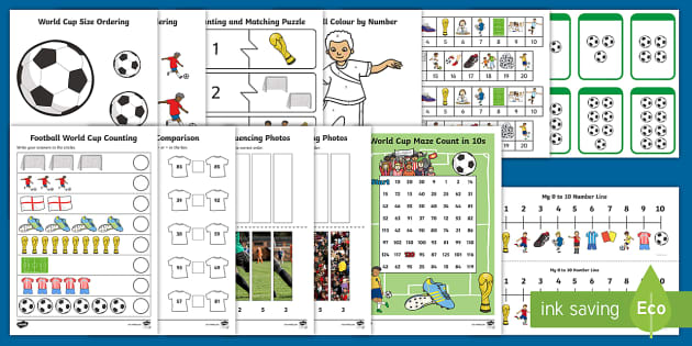 KS1 | Super Maths World Cup | Maths of the Day Activity Pack