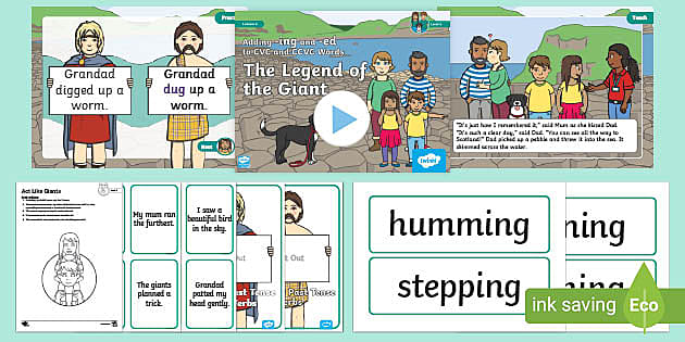 Level 6 Week 18 Lesson 4 - adding -ing and -ed - Twinkl