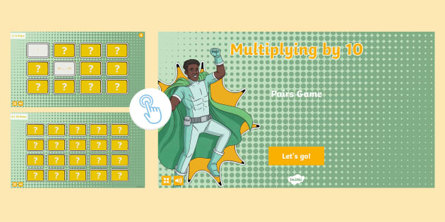 FREE! - 👉 Multiplying by 10 Maths Pairs Game - Twinkl FREE! - 👉 Multiplying by 10 Maths Pairs Game - Twinkl