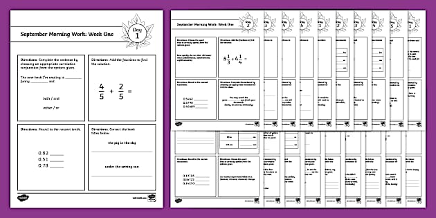 Morning Work Made Easy: Tips and Ideas for Engaging Elementary Students
