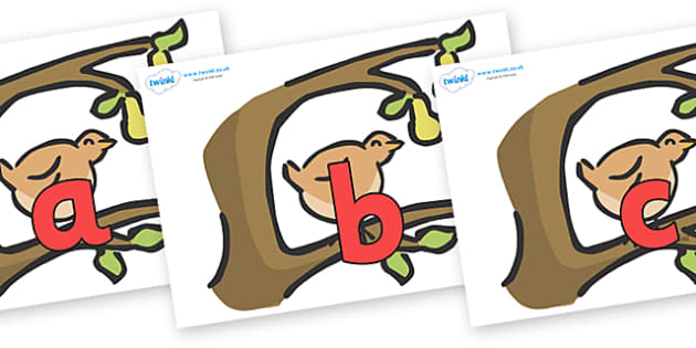 Phoneme Set on Partridge in a Pear Tree (teacher made)