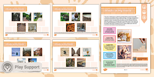 Play for All - Blocks in My World Photo Display Pack