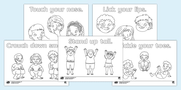 movement coloring pages