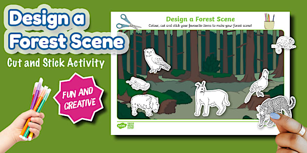 Foundation Phase Life Skills - Design a Forest Scene