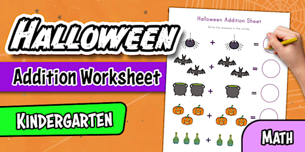 Halloween-Themed Addition Worksheet | Printable Resource