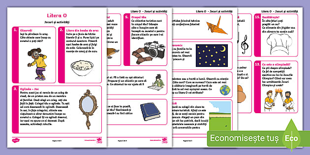 Litera O – Jocuri și activități (Teacher-Made) - Twinkl