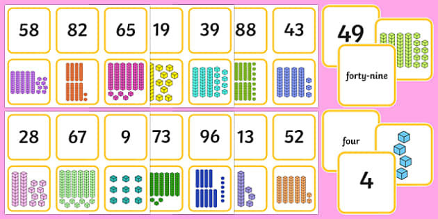 Year 2 Maths Mastery Place Value Matching Cards