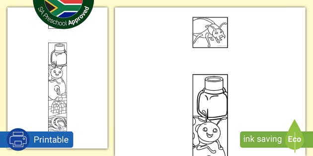 I-Klank Assosiasie Inkleurprent (Teacher-Made) - Twinkl