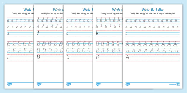 Trace, Copy, Write Alphabet Handwriting Booklet - Twinkl Trace, Copy, Write Alphabet Handwriting Booklet - Twinkl