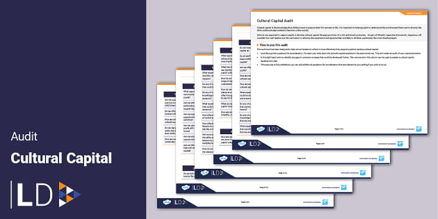 Cultural Capital Audit Tool - Leaders (teacher made)