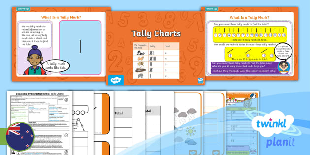 Level 2 Statistical Skills: Display Data in Tally Charts