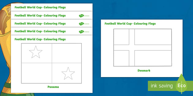 FREE! - The World Cup Colouring Flags (teacher made)