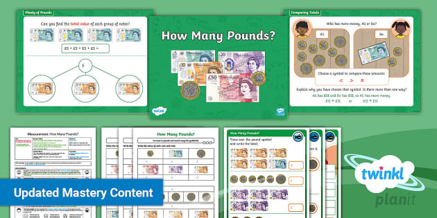 👉 Money Maths Worksheets & Lesson Plan | Y2 Maths | Twinkl