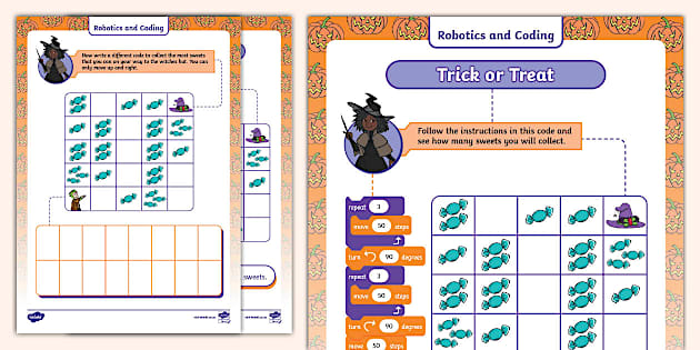 Robotics and Coding - Algorithmic Thinking - Trick or Treat