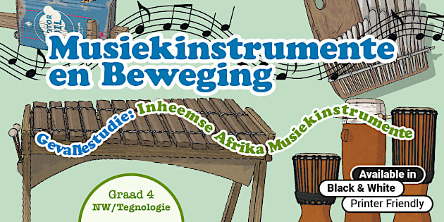 Graad 4 Kwartaal 3 NW/Tegnologie - Gevallestudie: Inheemse Afrika